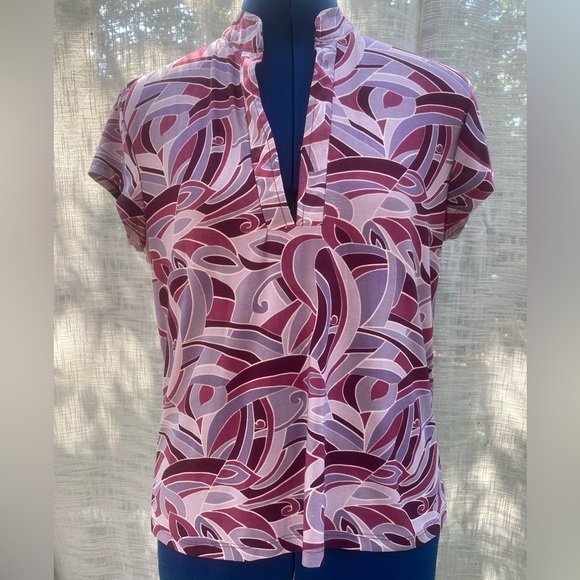 Xhilaration | Tops | Vintage Pucci Like Pattern Xhilaration Y2k 7s Look ...